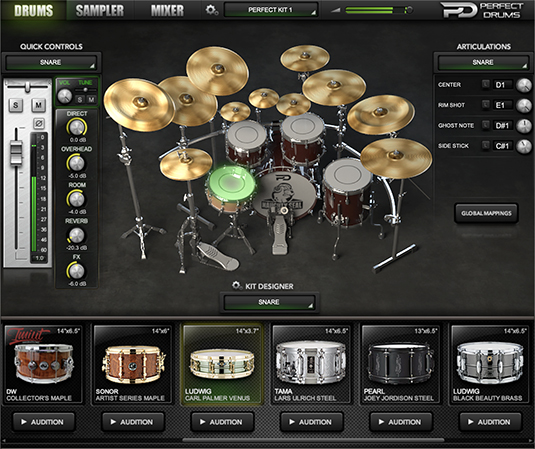Perfect Drums – Punchy mix-ready drums top producers use!